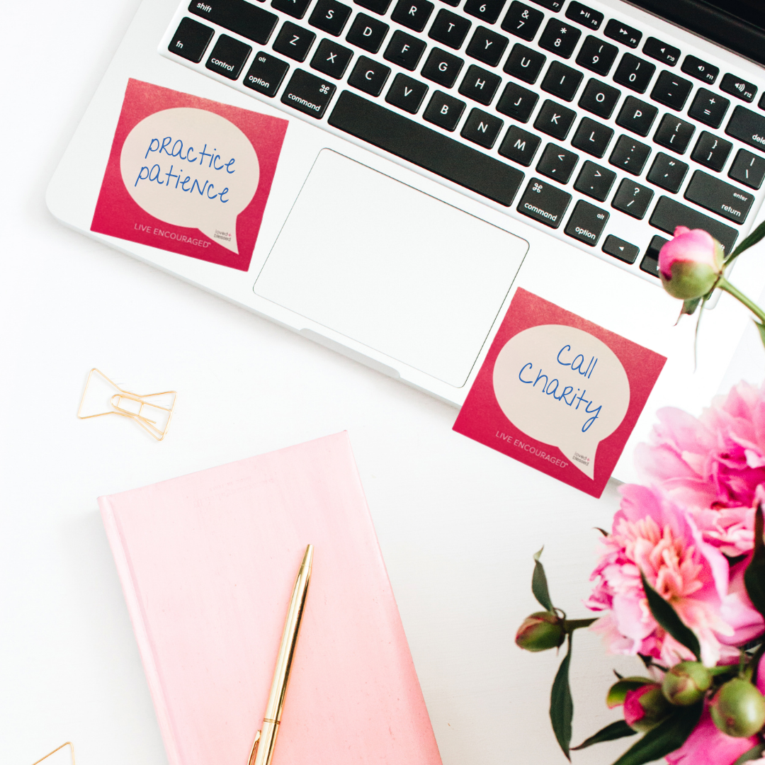 Live Encouraged™ Post-it® Sticky Notes – lovedandblessed